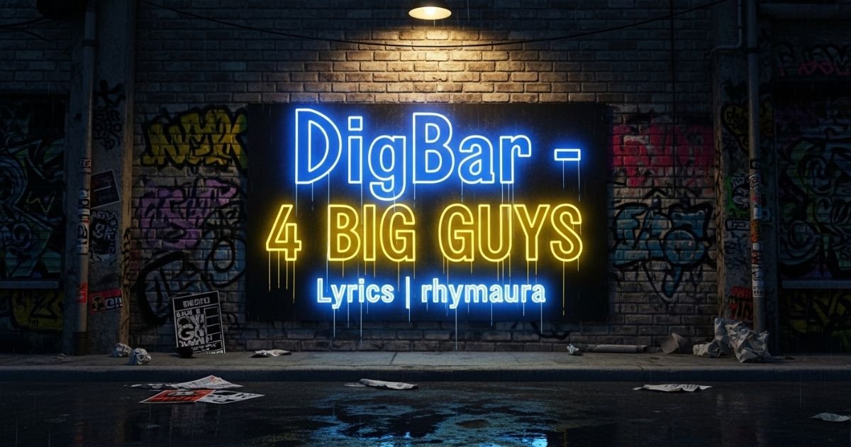 DigBar - 4 BIG GUYS Lyrics | rhymaura